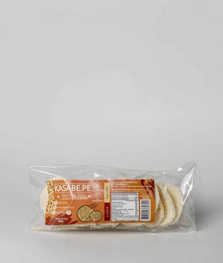 Kasabe Galleta De Yuca Original 30 gr | La Sanahoria